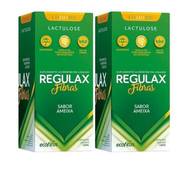 Regulax Fibras Ecofitus Ameixa Com 2 Caizas De 120ml Cada - Composto de ...