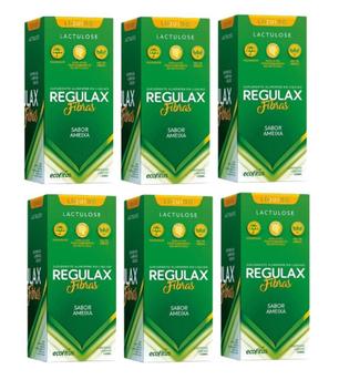 Regulax Fibras Ecofitus Ameixa Com 6 Caixas De 120ml Cada ...