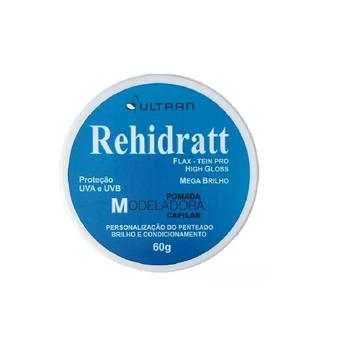 Rehidratt For Men Pomada Mega Brilho Flax Tein Pro High Gloss 60g ...