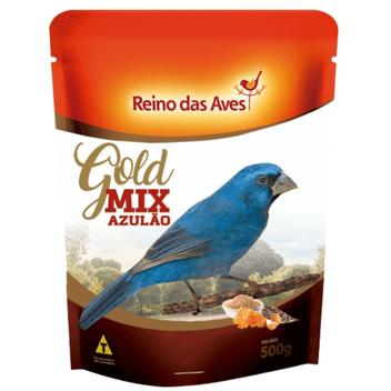 Reino das aves azulão gold mix 500g - Alpiste e Ração para Pássaros ...