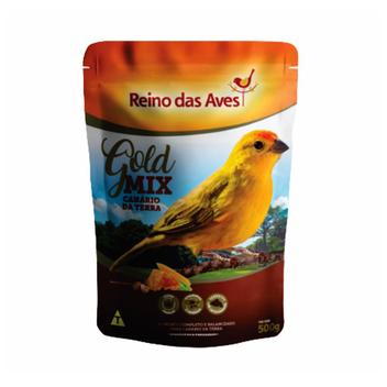 Reino das Aves Gold Mix Ração Canário da Terra 500g - Outros Pets ...
