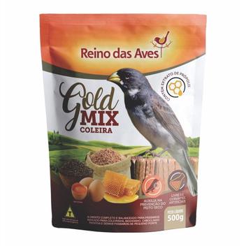 Reino das Aves Gold Mix Ração Coleira 500g - Alpiste e Ração para ...