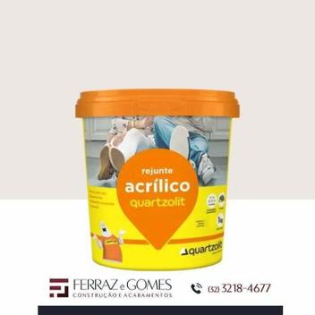 Rejunte Acrílico 1kg Palha Quartzolit - Rejunte - Magazine Luiza