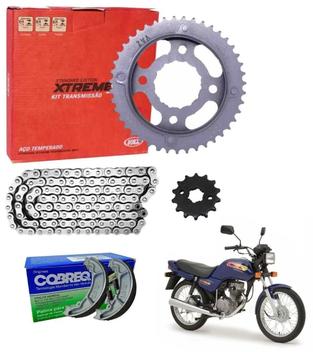 Relação Transmissão - VAZ - Kit Relação para Moto - Magazine Luiza