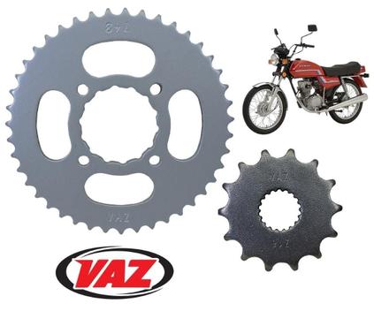 Relação Transmissão - VAZ - Kit Relação para Moto - Magazine Luiza