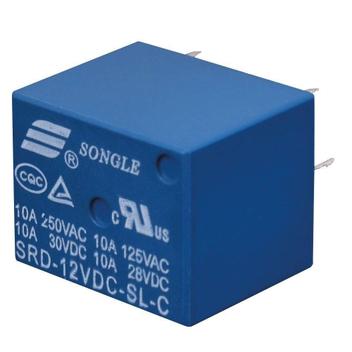 Rele 12V 10A Songle Sru-12Vdc-Sl-C - 5 Pinos Nc- Na E Nf - GC - Relé ...