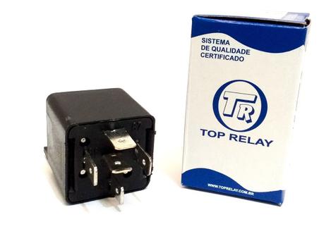 Rele Auxiliar 5 Pinos 12V 30/40A Com Suporte Universal rele resistente ...