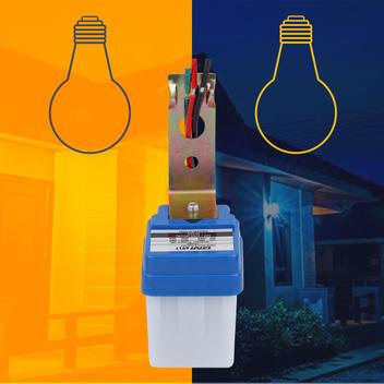 Rele Fotoelétrico Fotocélula 6A 110v 220v Interno Externo - DNI - Relé ...