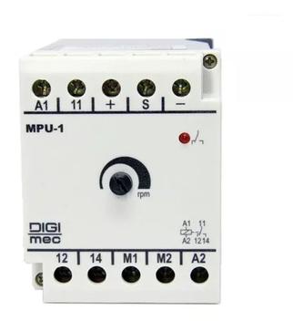 Rele monitor de rotacao 1 saida rele mpu-1 500/3000 rpm 220vca ...