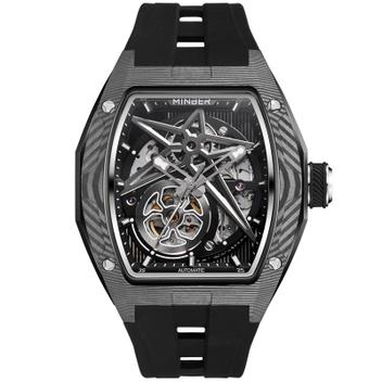 Relógio Automático Masculino MINBER Skeleton - 43mm - Relógio Masculino ...