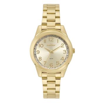 Relógio Condor Feminino Fashion Dourado CO2039BI/4D - Relógio Feminino ...