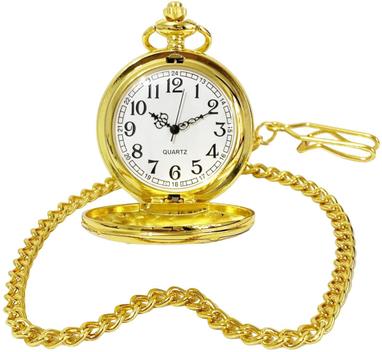 Relógio De Bolso Com Corrente Quartz Vintage Clássico - Yisuya ...