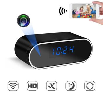 Relógio de Mesa com Câmera Espiã WIFI FULL HD - Empório Forte - Relógio ...