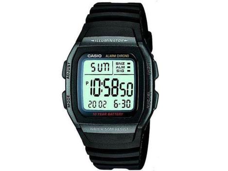 Relógio de Pulso Masculino Esportivo Digital - Cronômetro Casio Mundial W-96H-1BVDF - Relógio ...