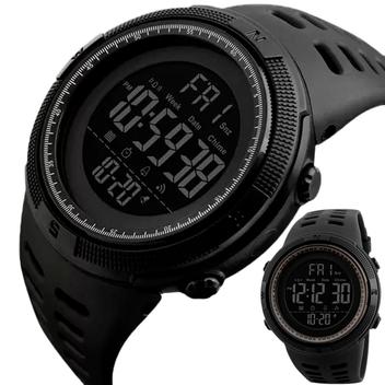 Relógio Digital AnaDigi Masculino Original QUEBEC - Preto e Negativo ...
