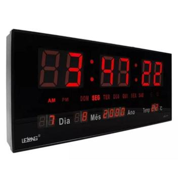 Relógio Digital Led Grande Controle Hospital - Atena - Relógio ...
