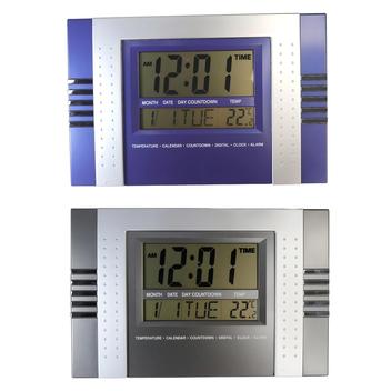 Relógio Digital Mesa E Parede Com Sensor de Temperatura E Calendário ...