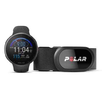 Relógio Esportivo Polar Pacer Pro Cinza/Preto + Sensor Cardíaco Polar ...