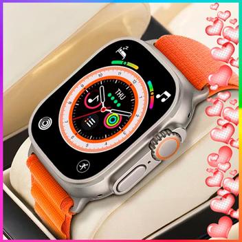 Relógio Inteligente Presente Pedido de Namoro Smartwatch Ultra 9 Preto ...