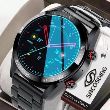 Relógio inteligente Smart Watch WS-19 Desing Redondo tela amoled ...