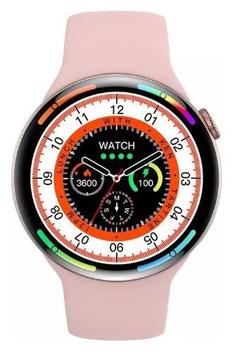 Relógio Inteligente Smartwatch H25 Rosa Ultra Max Redondo Relogio ...