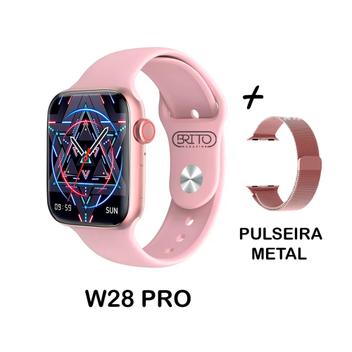 Relogio Inteligente W28 Pro Smart Watch8 Android iOS + Pulseira ...