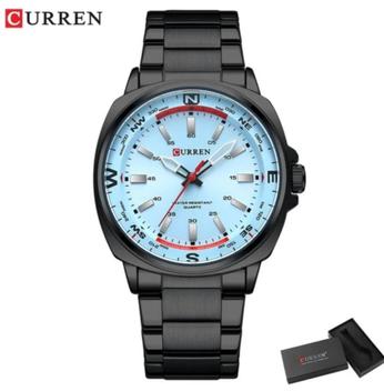 Relógio Masculino Luxo Curren 8455 Aço Inox Analógico Quartz - Relógio ...