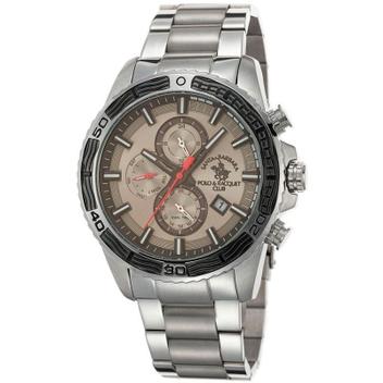 Relógio Masculino Santa Barbara Polo Amp Racquet Sb.1.10051.5 Analógico ...