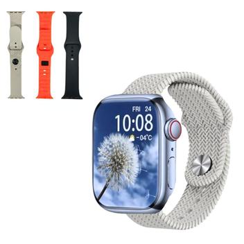 Relógio Smartwatch 45mm Com 03 Pulseiras N9 Max - Altomex - Smartwatch ...