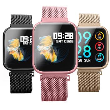 Relógio Smartwatch Feminino P70 - Compatível com iPhone e Android - NF ...
