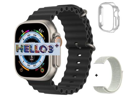 Relogio Smartwatch Hello 3 Plus 49mm Tela Amoled Memoria 4gb ...