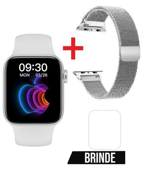 Relógio Smartwatch Infinity Series 9 44mm Original NFe Com 2 Pulseiras ...