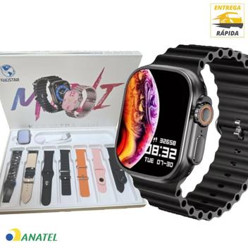 Relógio smartwatch K13 ultra mini 40mm com 7 pulseiras series 9 ...