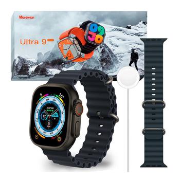 Relogio Smartwatch U9 Ultra 49mm cor Titanio Serie 9 Lançamento ...
