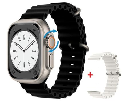 Relogio Smartwatch Ultra Watch 8 Faz Recebe Chamada Baixa Foto+ ...