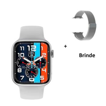Relogio Smartwatch W28 Pro Series 8 Tela Infinita + Pulseira Metal ...