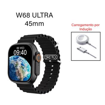 Relogio Smartwatch W68 Ultra 45mm Lançamento 2023 - Microwear ...