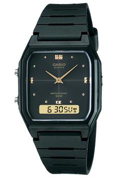 Relógio Unissex Casio Vintage Aw-48He 1Av Preto Anadigi - Relógio ...