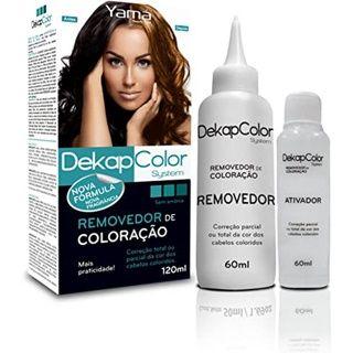 Removedor de Coloração Capilar Sem Amônia Dekapcolor Yamá 120ml - Dekap ...