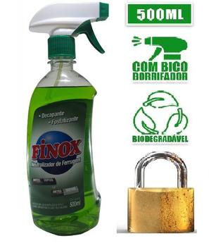 Removedor Multiuso De Ferrugem Portas Portões Janelas 500ml - Finox ...
