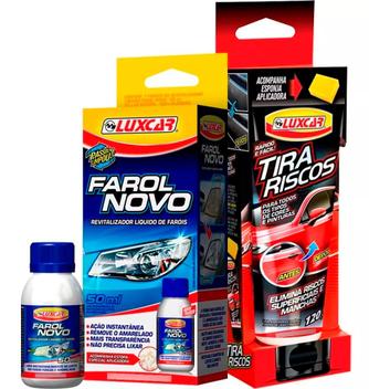 Renovador Revitalizador Liquido 50ml Farol Novo Limpa E Restaura Fácil + Elimina Riscos 120g ...
