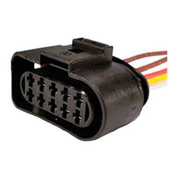 Reparo chicote 10 vias farol vw vw g2 aplica-se terminal ete 7802 ...