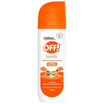 Repelente de Insetos Off Spray Family 170ml - SC Johnson - Repelente ...