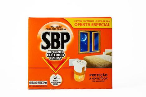 Repelente Elétrico Líquido Sbp 45 Noites + Refil - Repelente Eletrônico ...