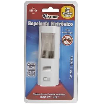 Repelente Eletrônico Ultrassônico para Mosquito REP-06 WESTERN ...