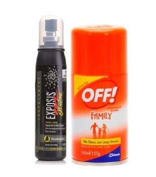 Repelente Exposis Extreme + Repelente Off Family Spray - Repelente ...
