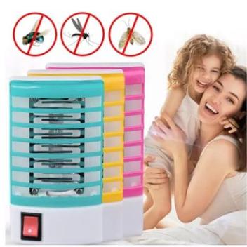 Repelente Luminária Ultrassônico Led De Mosquitos Tomada Parede Mata ...