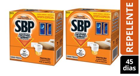 Repelente Sbp Elétrico Tomada 2 Aparelho + 2 Refil de 35ml - Repelente ...