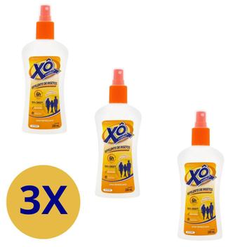 Repelente Xo Inseto Spray Kit 3 Unidades Frasco 200ml Cada - CIMED ...