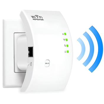 Repetidor de Rede Wi-Fi 300Mbps Bivolt Maior Alcance de Internet com ...